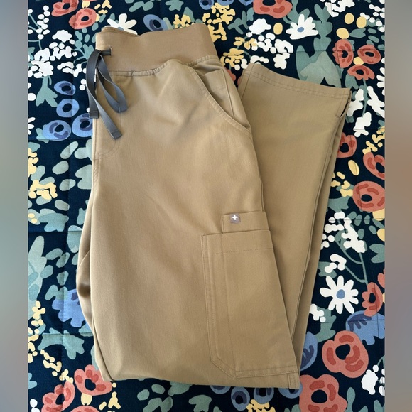 Figs | Pants & Jumpsuits | Figs Latte High Waisted Yola Skinny Scrub ...